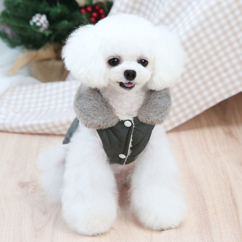 Lined Padded Vest Edmonton | Dog Apparel | Poochie Moochie – Poochie ...