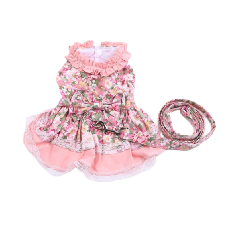 Gerbera Flower Dress Harness/Leash Set – Poochie Moochie Pet Store West ...