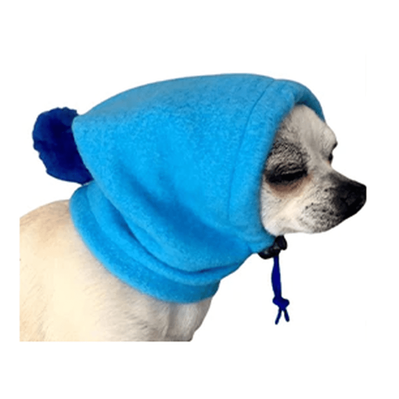 Fleece PomPom Hood Hat Edmonton | Dog Apparel | Poochie Moochie ...