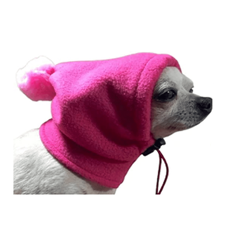 Fleece PomPom Hood Hat Edmonton | Dog Apparel | Poochie Moochie ...